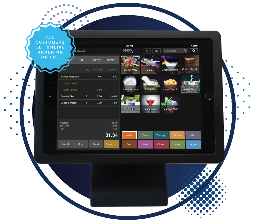 Bar POS System | Rezku POS